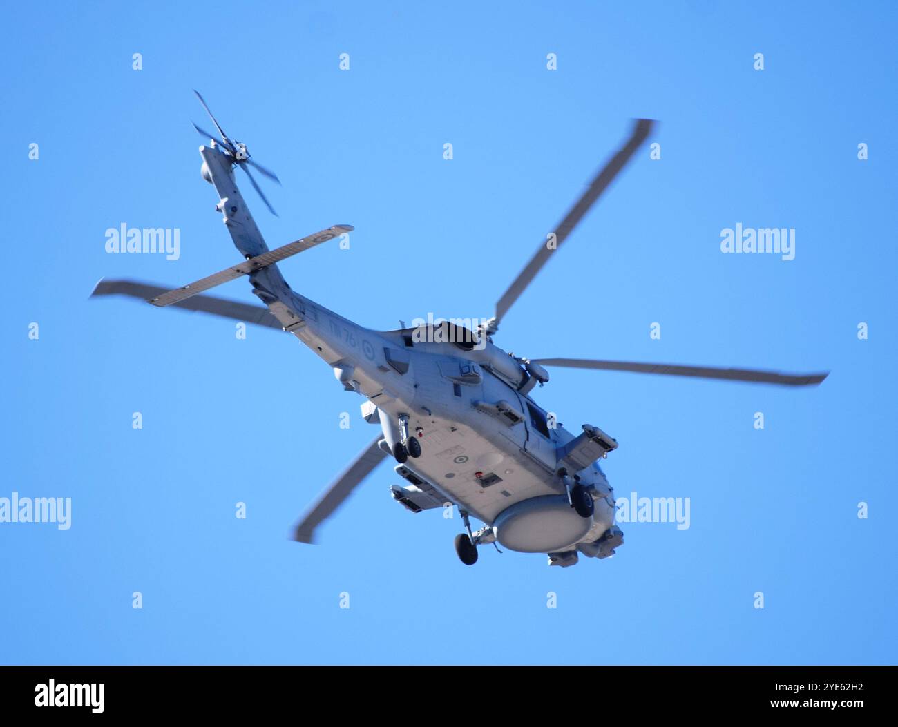 Hellenic airforce helicopters parade Stock Photo - Alamy