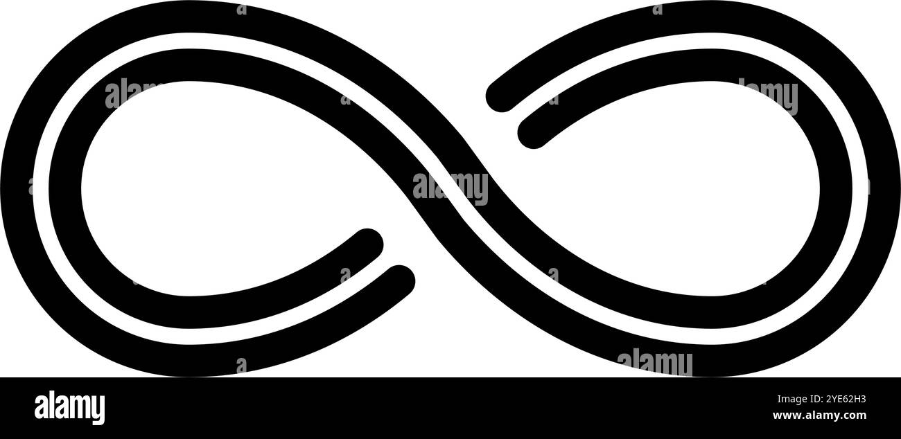Infinite vector vectors Black and White Stock Photos & Images - Alamy