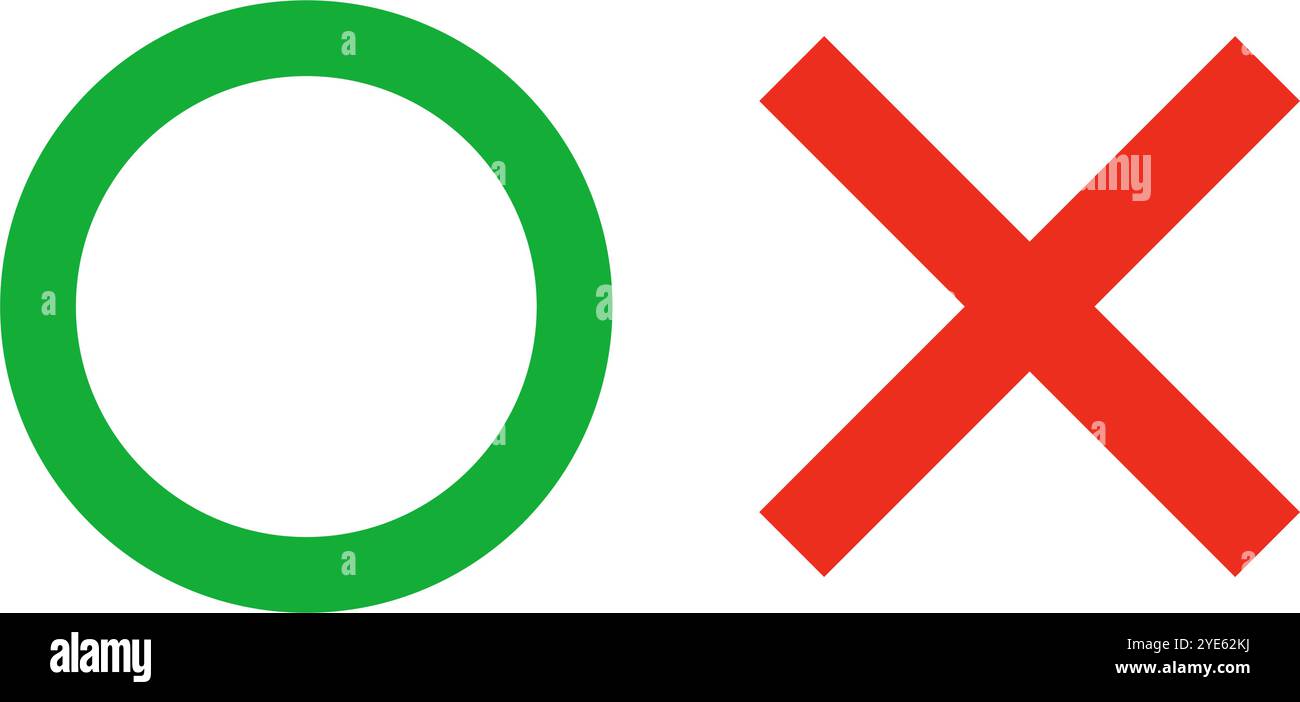 Correct answer and incorrect answer. Editable vector Stock Vector Image ...