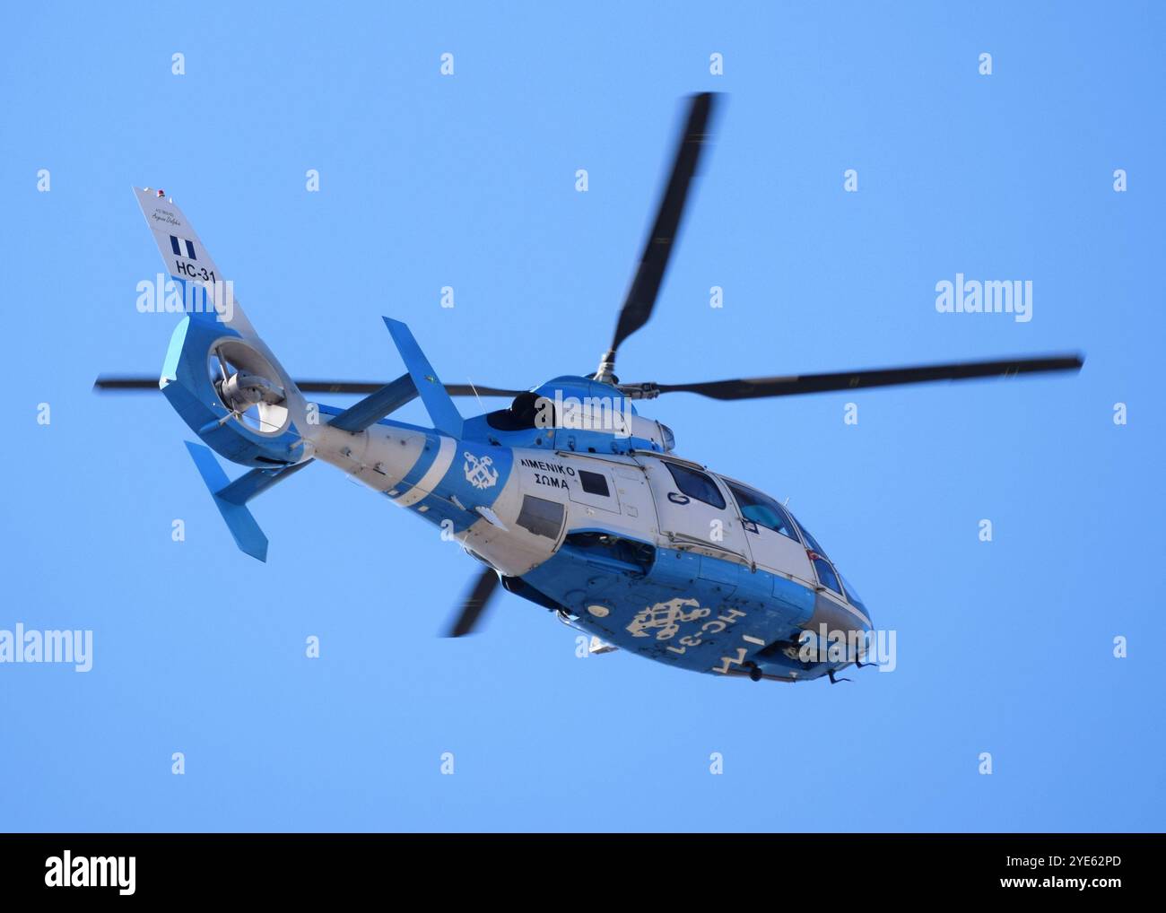 Hellenic airforce helicopters parade Stock Photo - Alamy