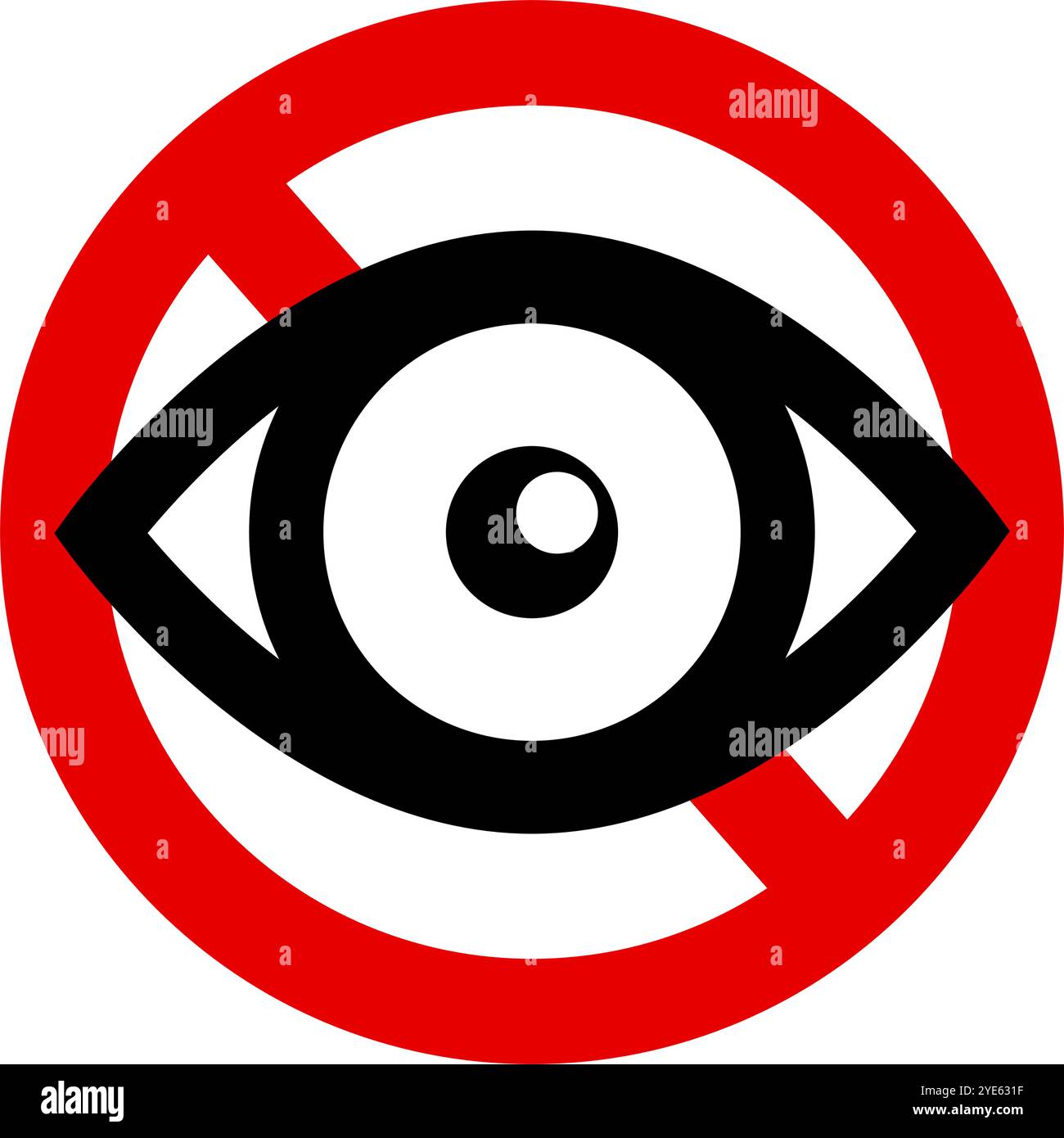 Visual restriction Stock Vector Images - Alamy