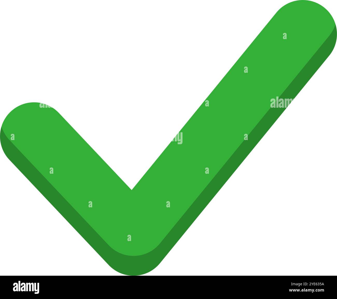 Rounded modern check mark icon. Done. Editable vector Stock Vector ... Rounded modern check mark icon. Done. Editable vector Stock Vector ...
