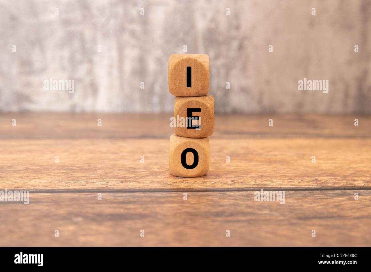 Initial Exchange Offering - IEO text on sticky notes isolated on office ...