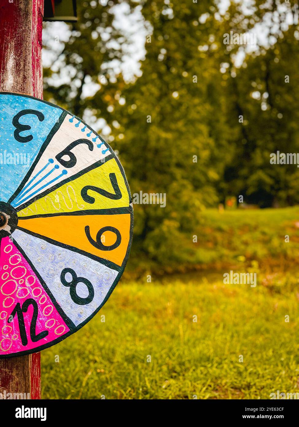Children's Color Wheel of Fortune for Learning Numbers and Colors on ...
