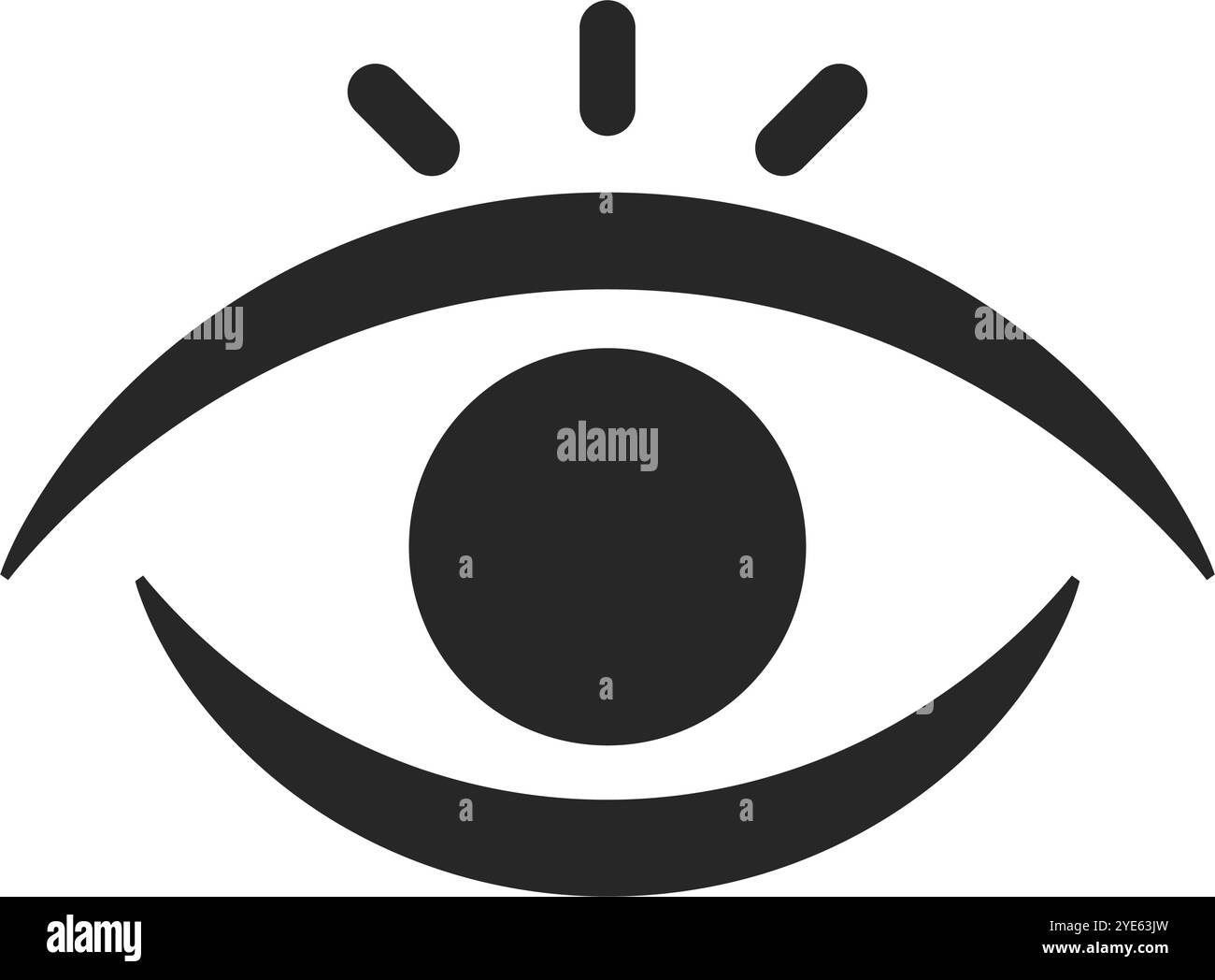 Modern eye logo Black and White Stock Photos & Images - Alamy