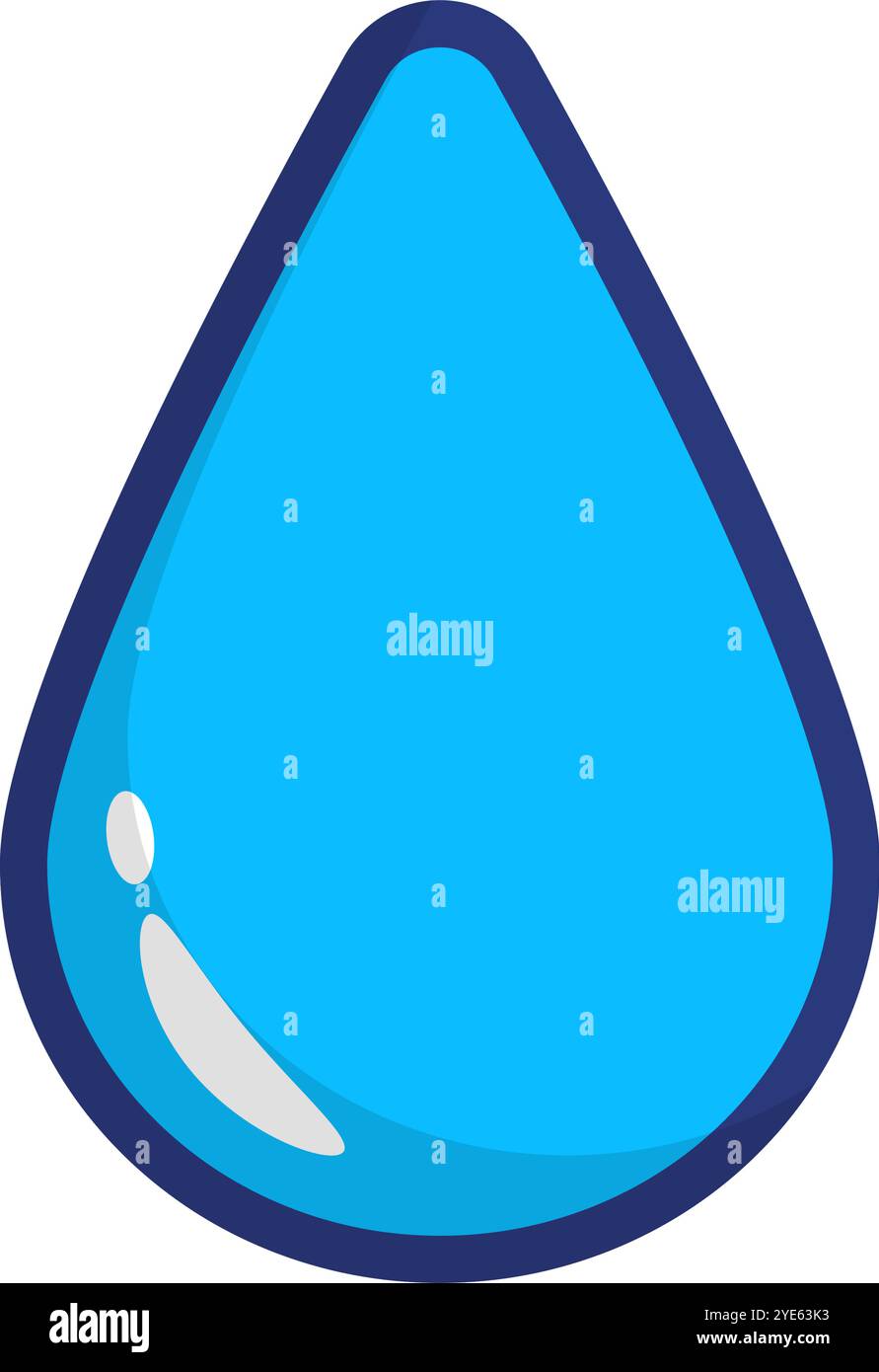 Glossy water icon hi-res stock photography and images - Alamy
