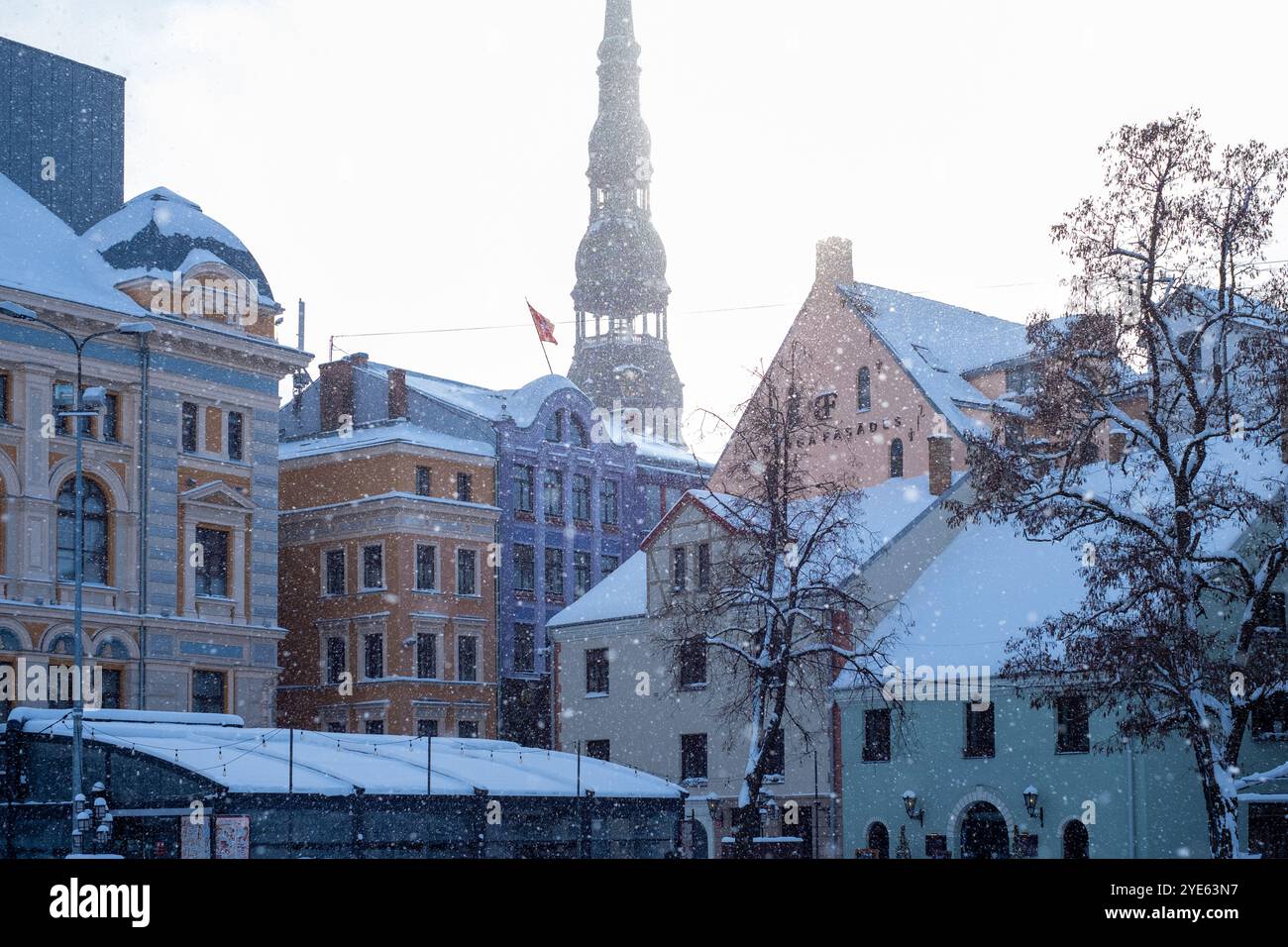 Tall spire rises hi-res stock photography and images - Alamy