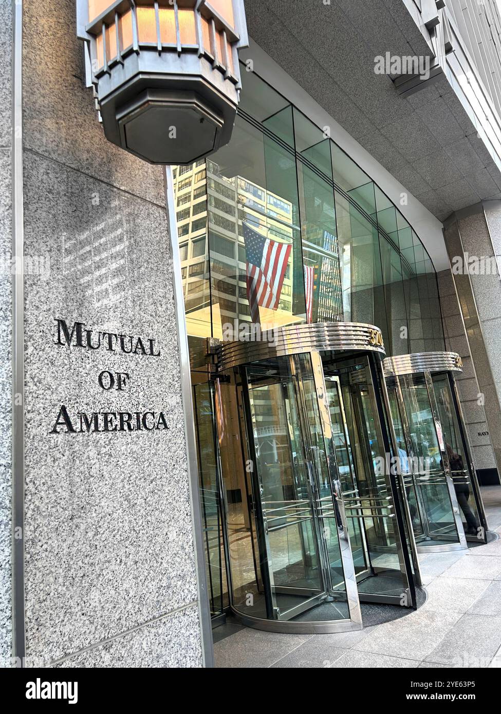 Mutual of America Financial Group, office building exterior, New York ...