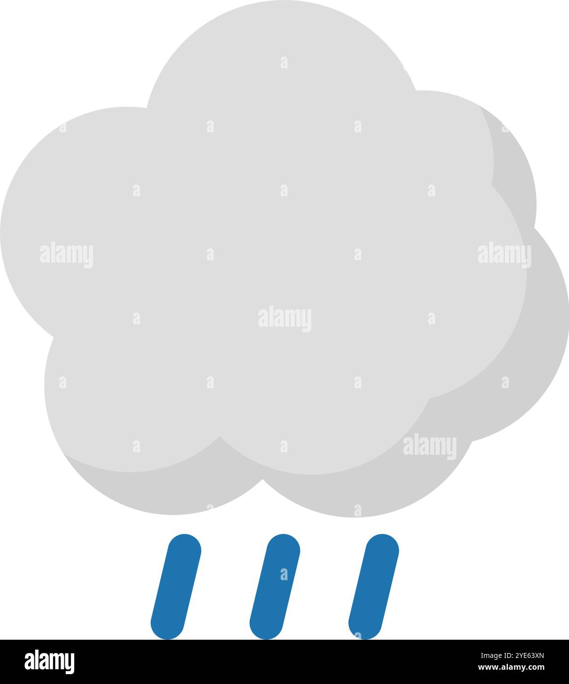 Rain rainy storm cloud cloudy Cut Out Stock Images & Pictures - Alamy