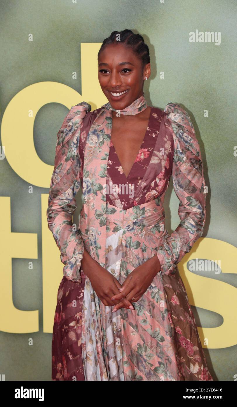 London, UK. Sophia Brown at the Hard Truths gala premiere. The 68th BFI London Film Festival ...