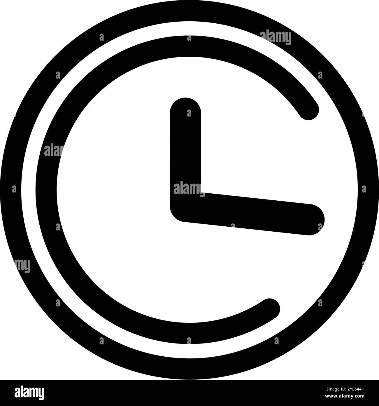 Digital wall clock Stock Vector Images - Alamy