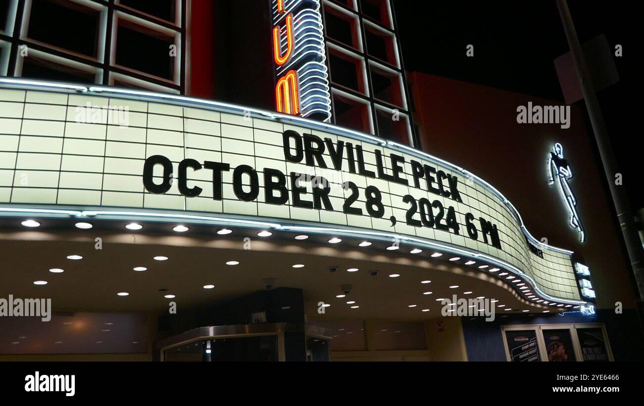 Los Angeles, California, USA 28th October 2024 Singer Orville Peck ...
