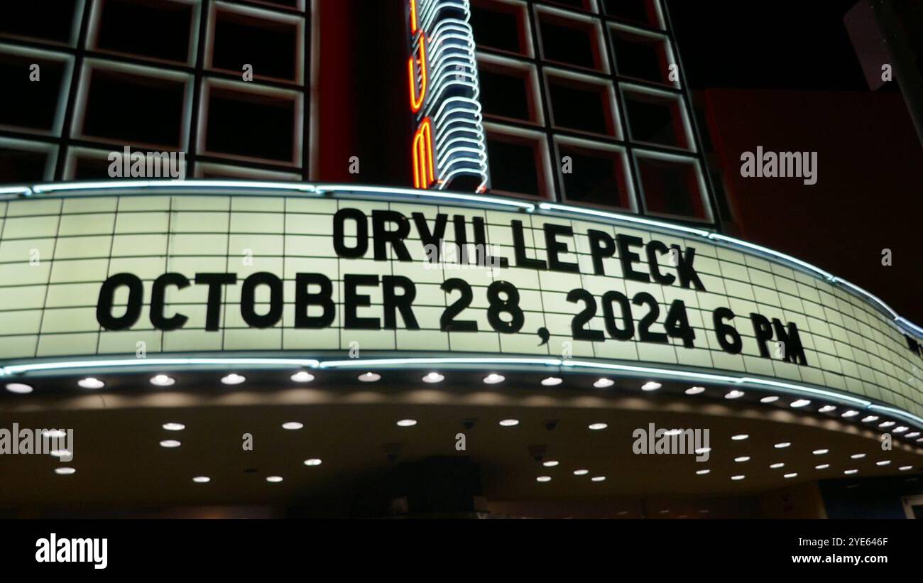 Los Angeles, California, USA 28th October 2024 Singer Orville Peck ...