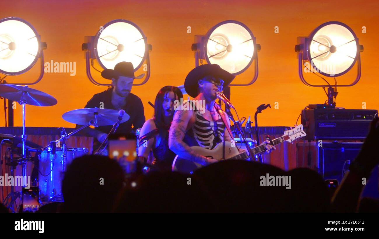 Los Angeles, California, USA 28th October 2024 Singer Orville Peck and ...