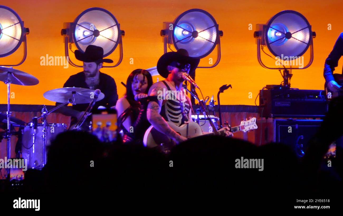 Los Angeles, California, USA 28th October 2024 Singer Orville Peck and ...