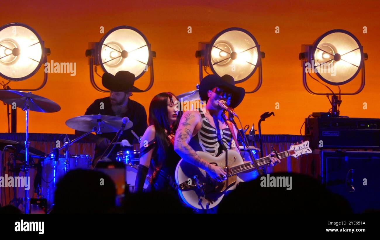Los Angeles, California, USA 28th October 2024 Singer Orville Peck and ...