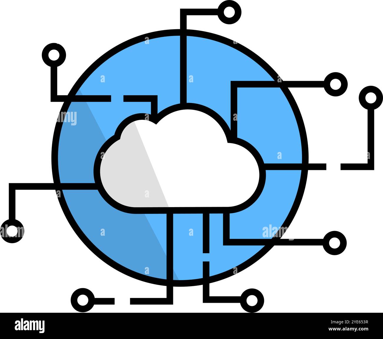 Cyber security global networking Stock Vector Images - Alamy