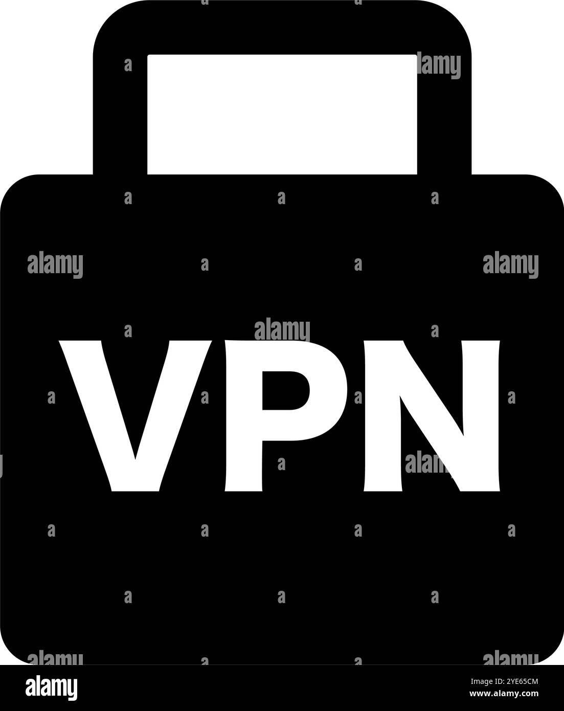Vpn icon vector vectors hi-res stock photography and images - Alamy