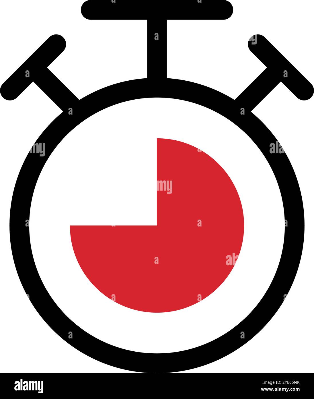 Modern timer icon. Countdown. Editable vector Stock Vector Image & Art ...