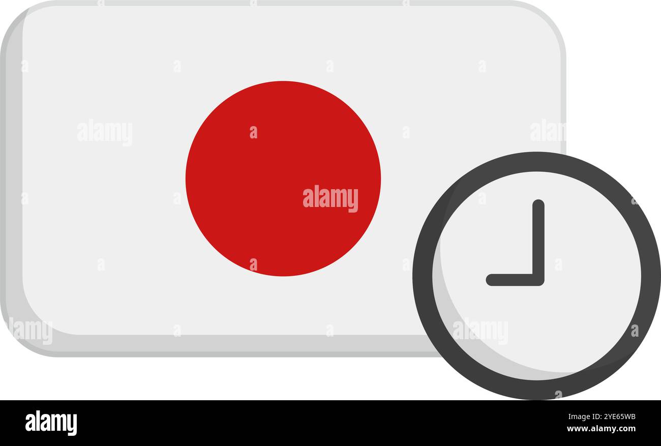 Tokyo clock Stock Vector Images - Alamy