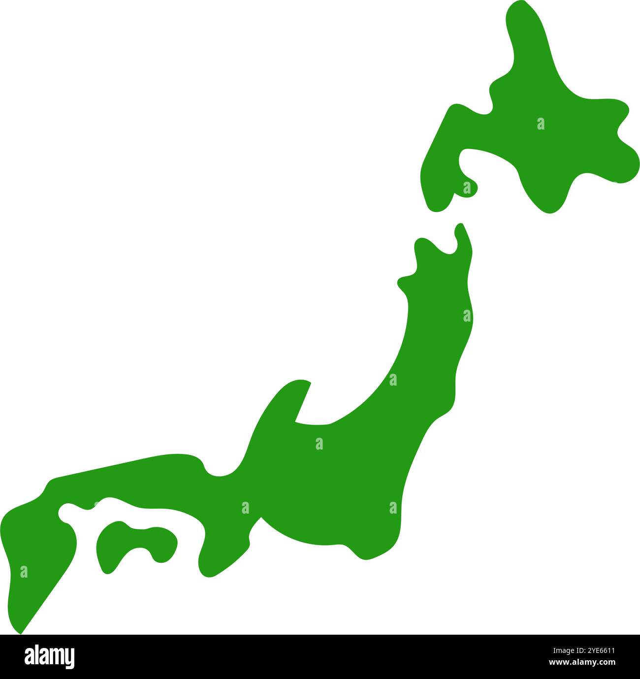 Shikoku japan asia map Cut Out Stock Images & Pictures - Alamy