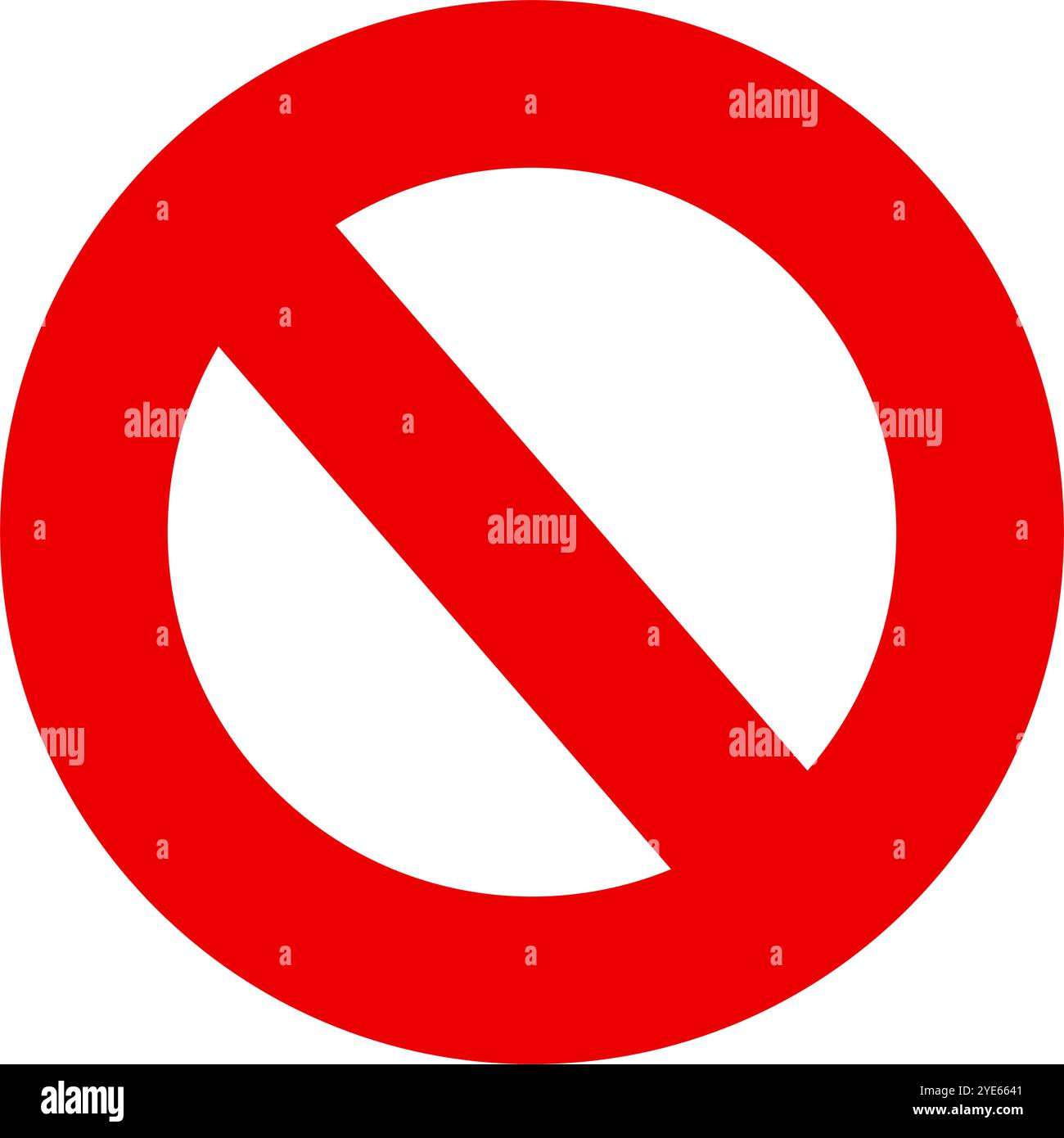 Stop sign. Regulation. Strictly prohibited icon. Editable vector Stock ...