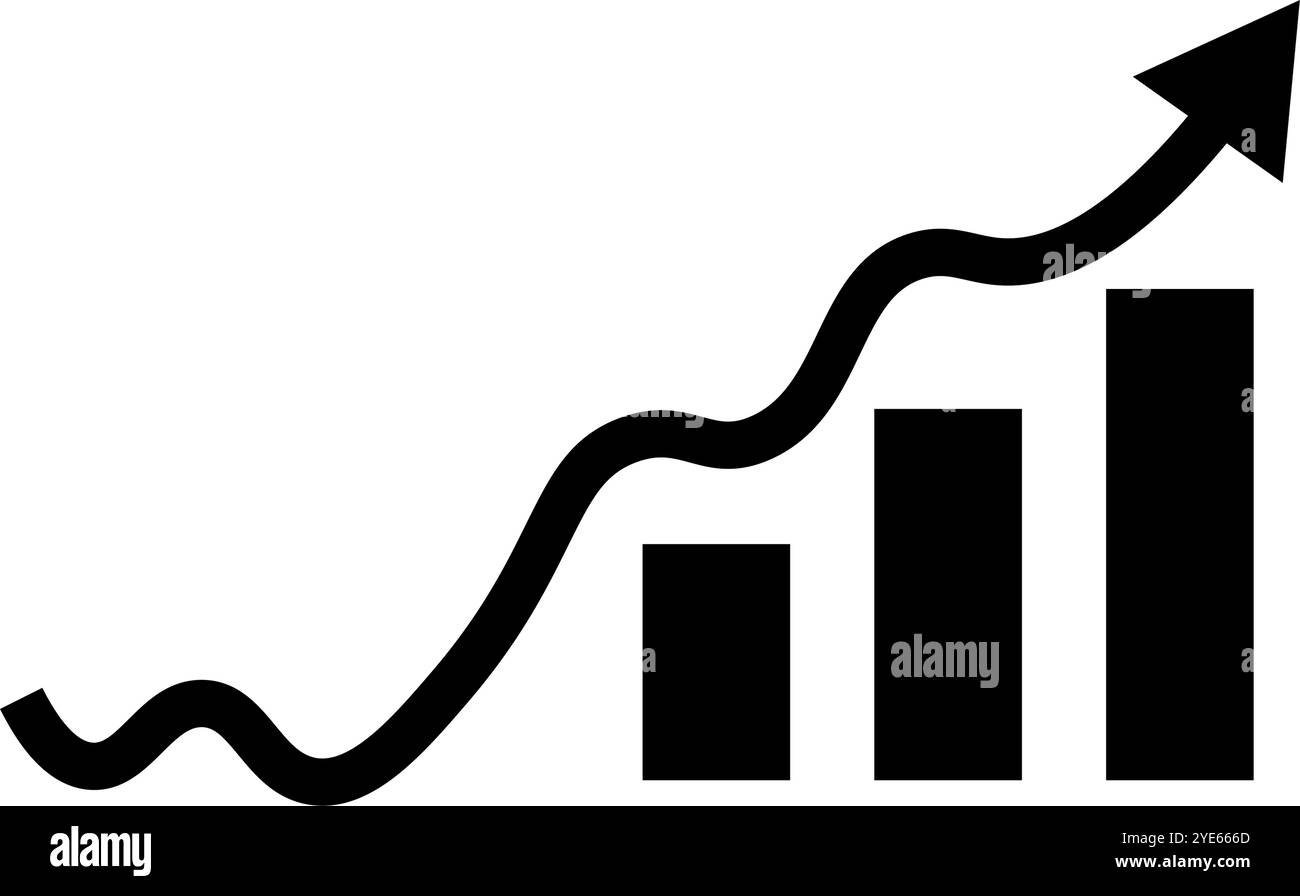 Startup company sales silhouette icon. Editable vector Stock Vector ...