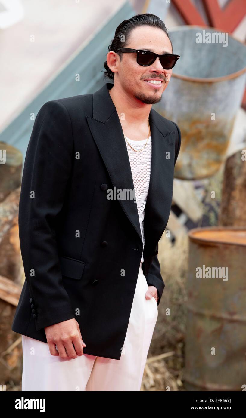 Anthony Ramos at the Twisters European premiere at Cineworld, Leicester ...