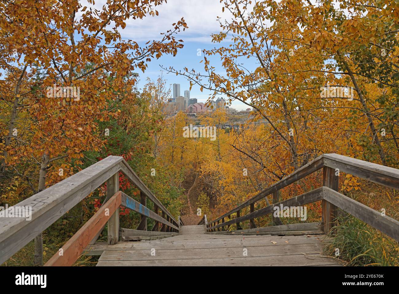 Edmonton from strathearn park lookout hi-res stock photography and ...