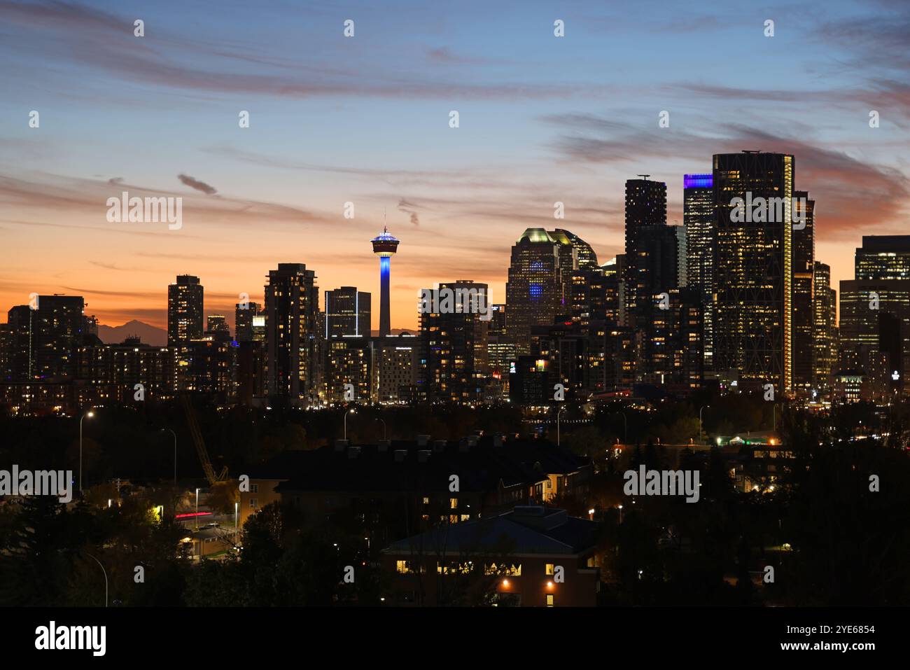 Calgary downtown viewpoint hi-res stock photography and images - Alamy