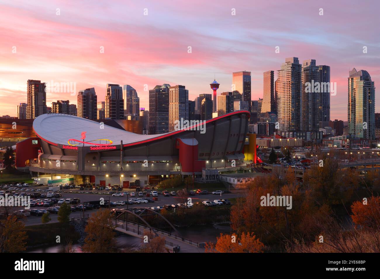 Scotiabank saddledome hi-res stock photography and images - Alamy
