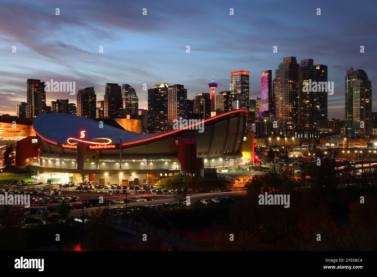 Scotiabank saddledome hi-res stock photography and images - Alamy