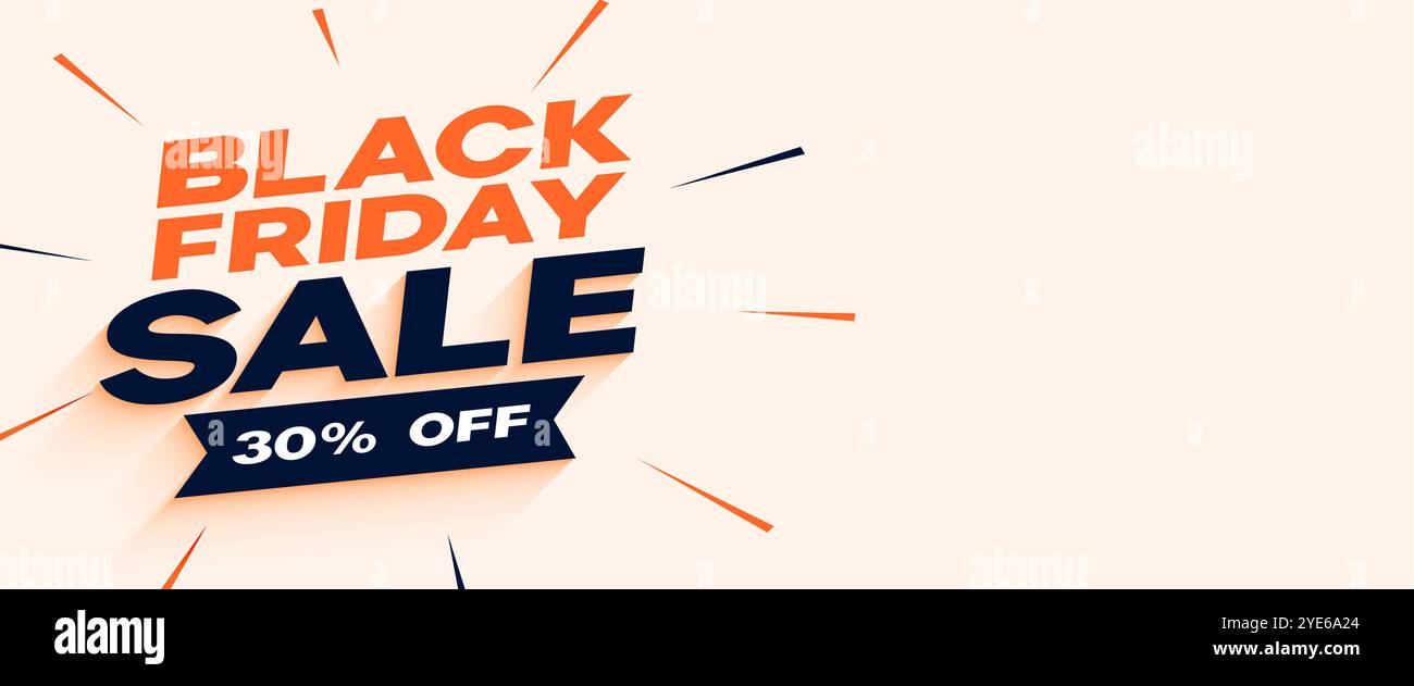 minimal style black friday sale offer poster with bursting effect ...
