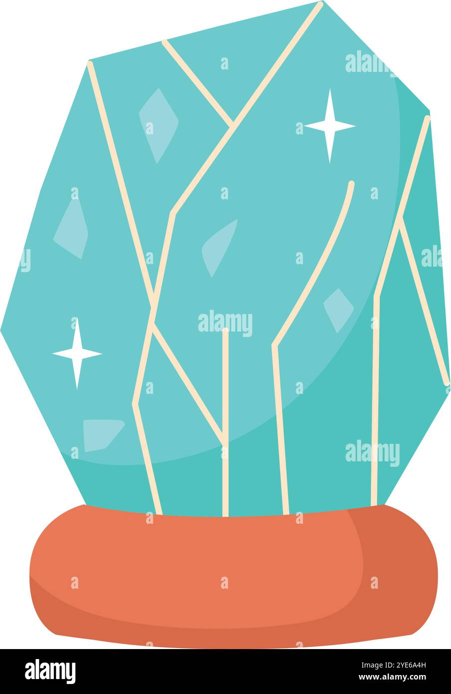 Crystal healing stones illustration Stock Vector Images - Alamy