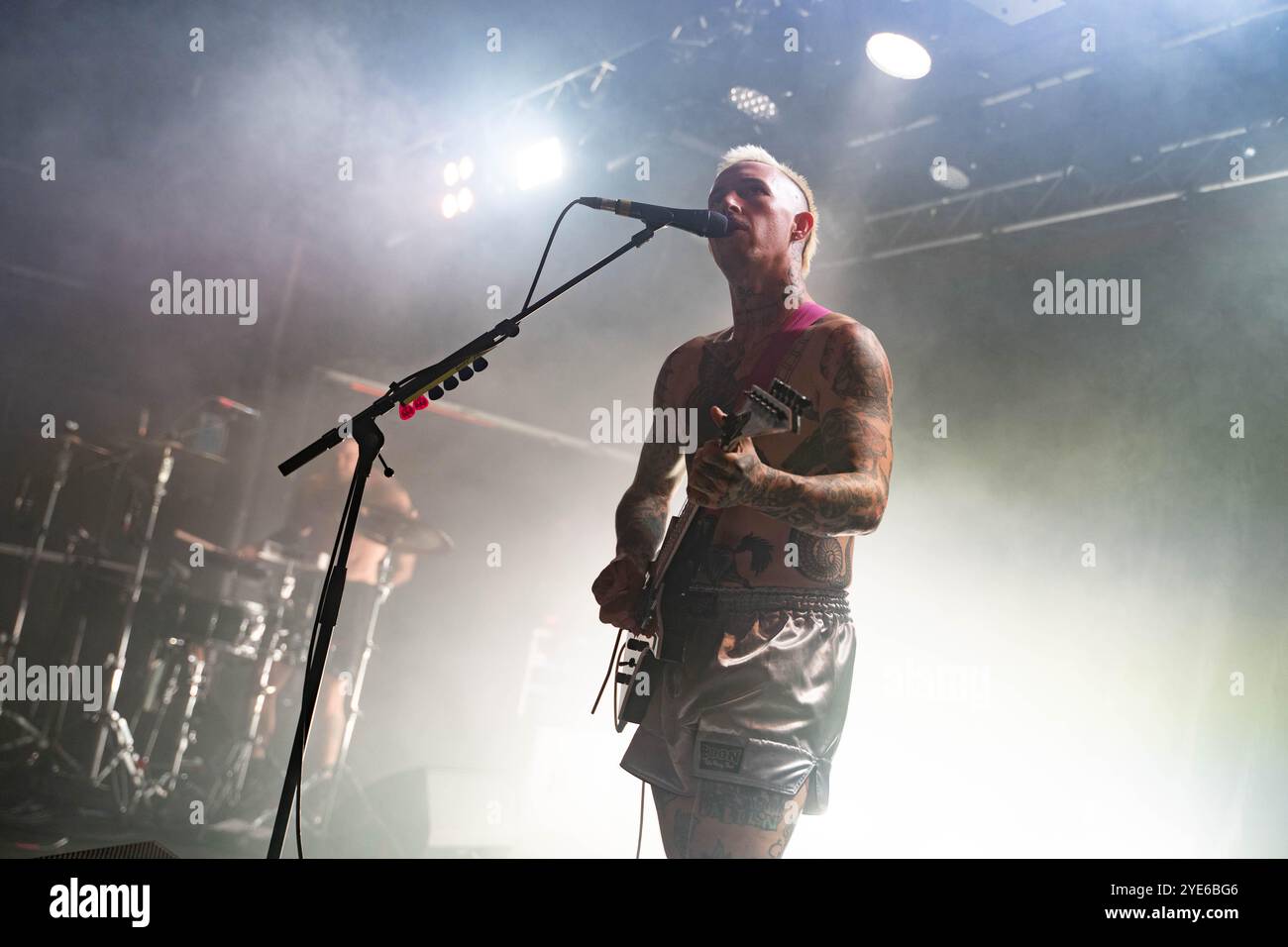 Nottingham, UK, 29/10/2024 Laurie Vincent of the band Soft Play ...