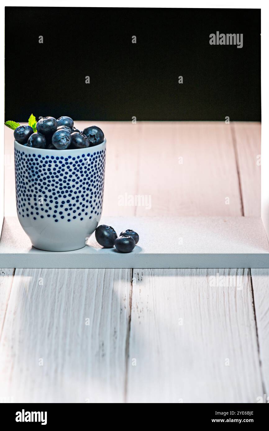 Blueberries contain vitamin C, vitamin K and B vitamins, which are ...