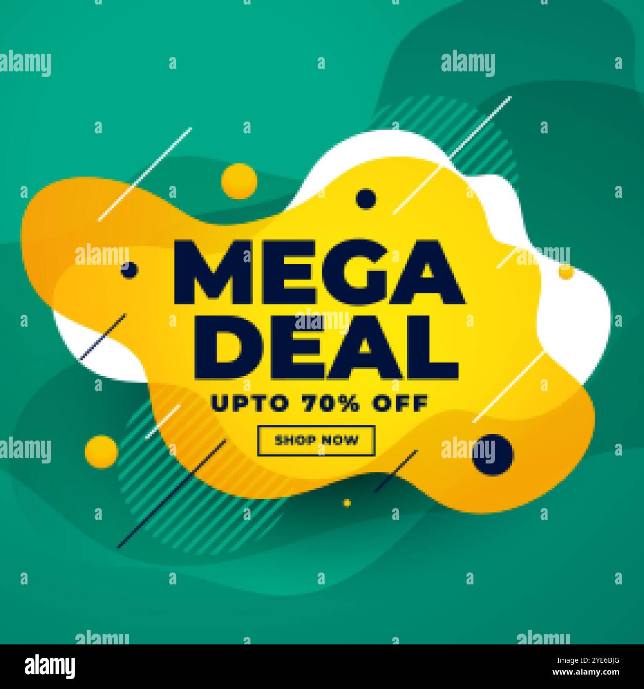 mega deal sale discount banner design Stock Vector Image & Art - Alamy