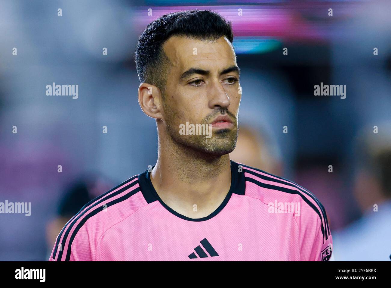 Sergio Busquets Major League Soccer (MLS) playoff game between Inter ...