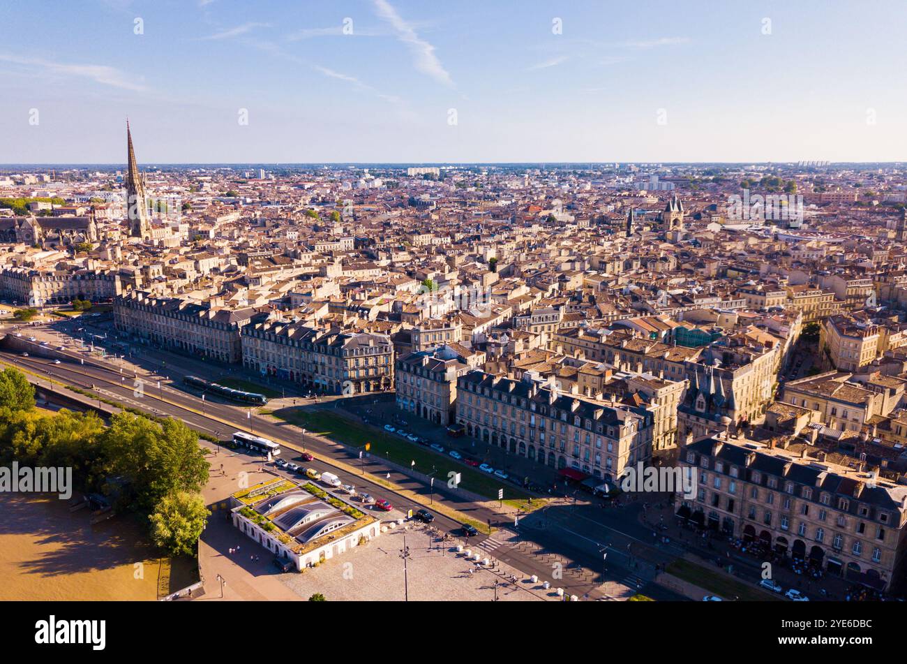 Aerial view of Bordeaux Stock Photo - Alamy