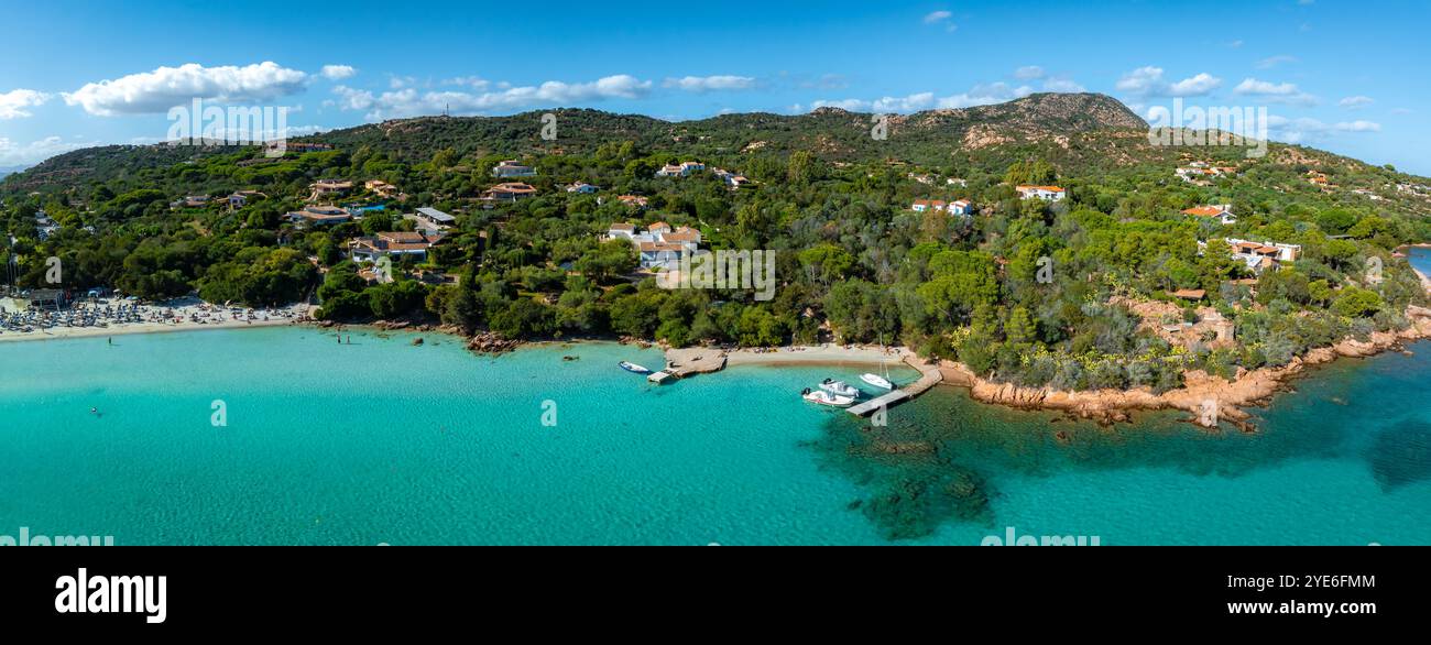 Aerial View of Sardinia's Coastal Beach with Turquoise Waters Stock ...