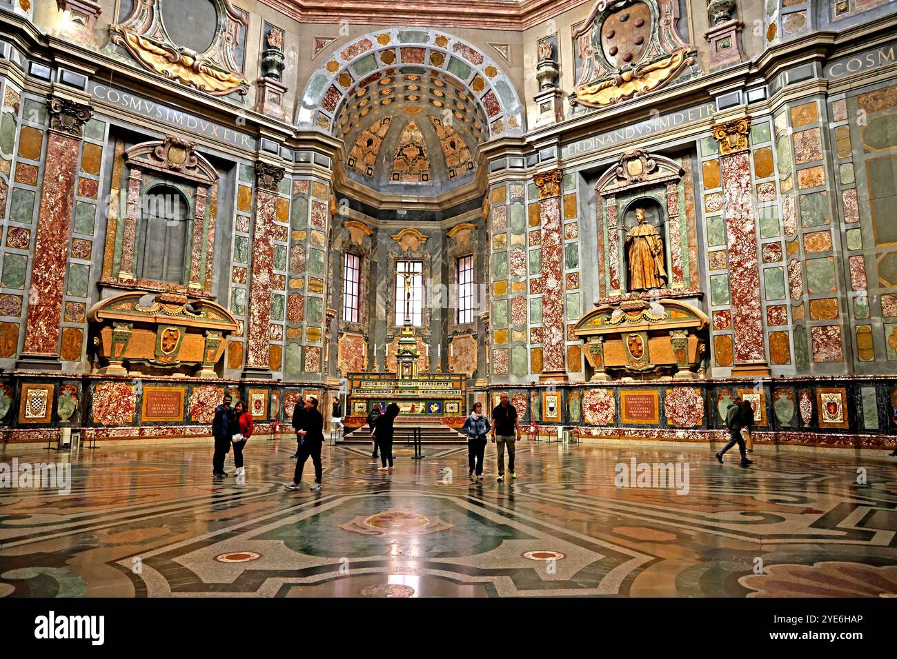 The Chapel of the Princes in the Medici Chapel in Florence Italy Stock Photo - Alamy