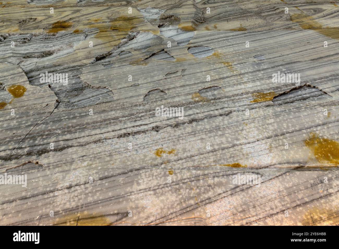 Salt wall texture background at Unirea salt mine, Slanic Prahova ...