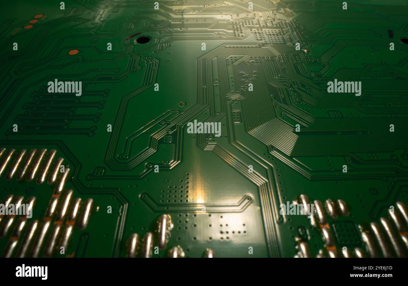 Semiconductors chip. Technology background. High tech electronic ...