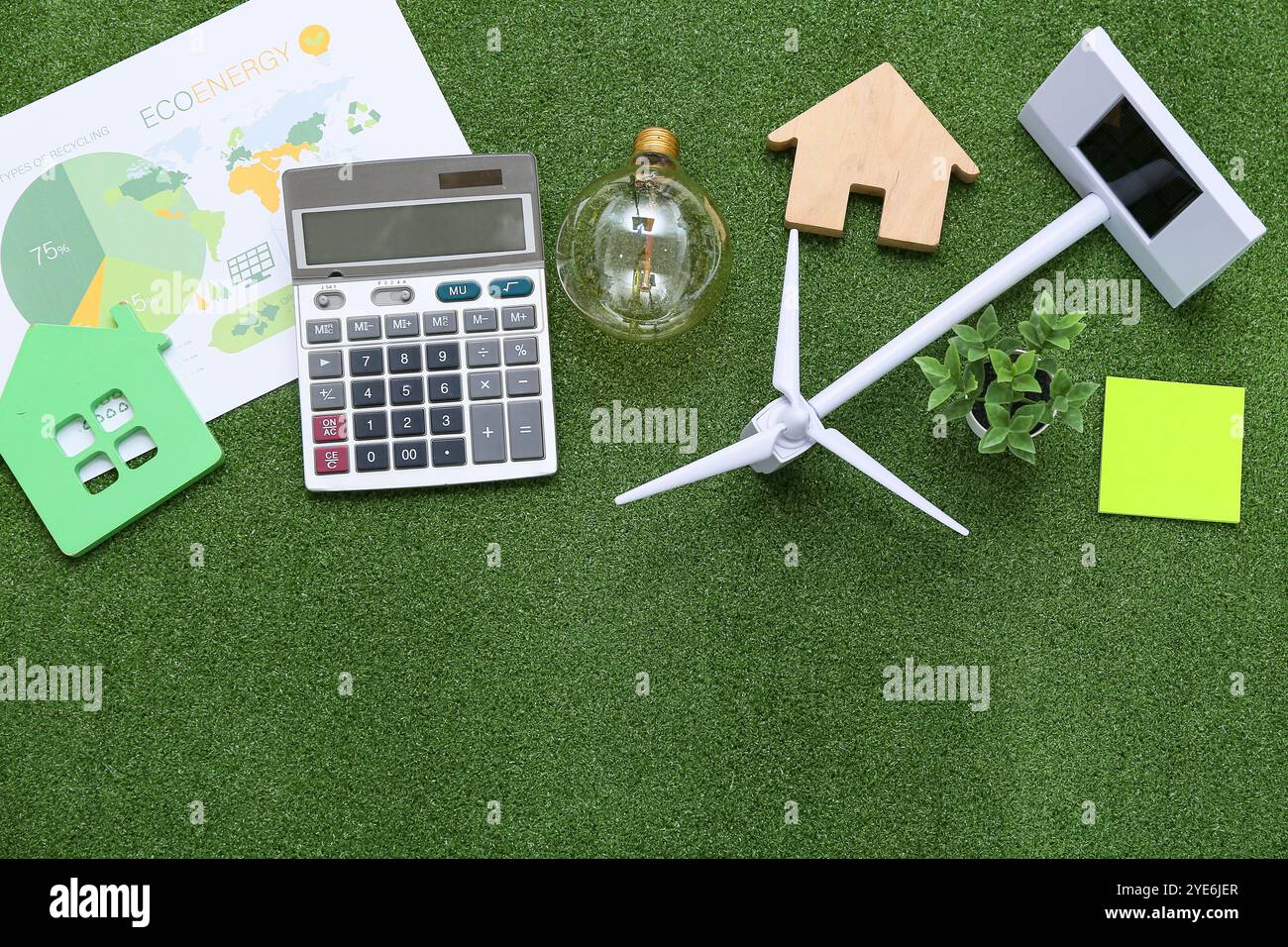Wind turbine house figures hi-res stock photography and images - Alamy
