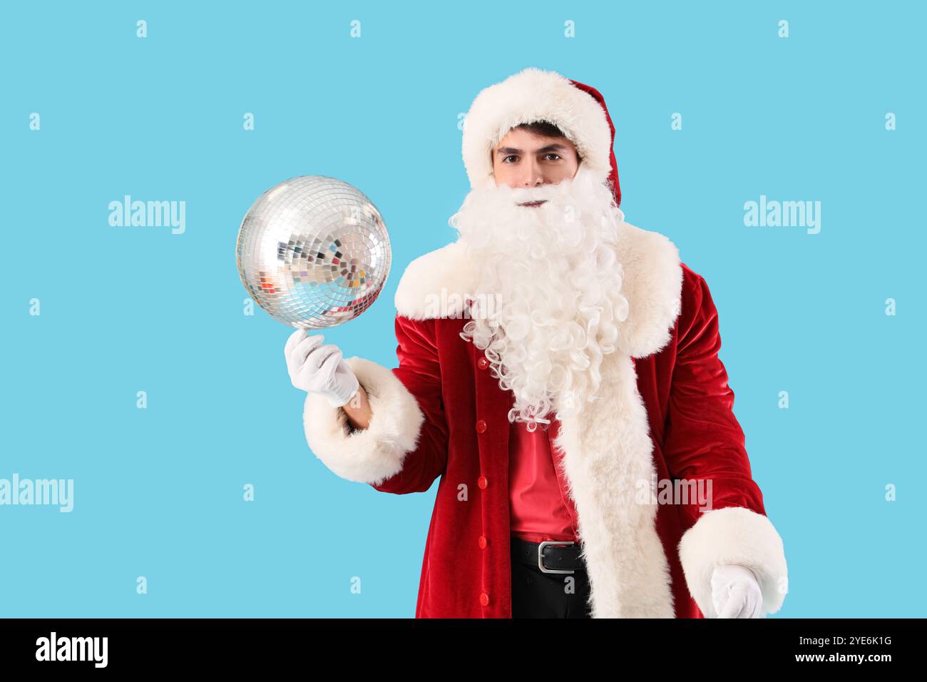 Christmas disco ball santa claus hi-res stock photography and images ...