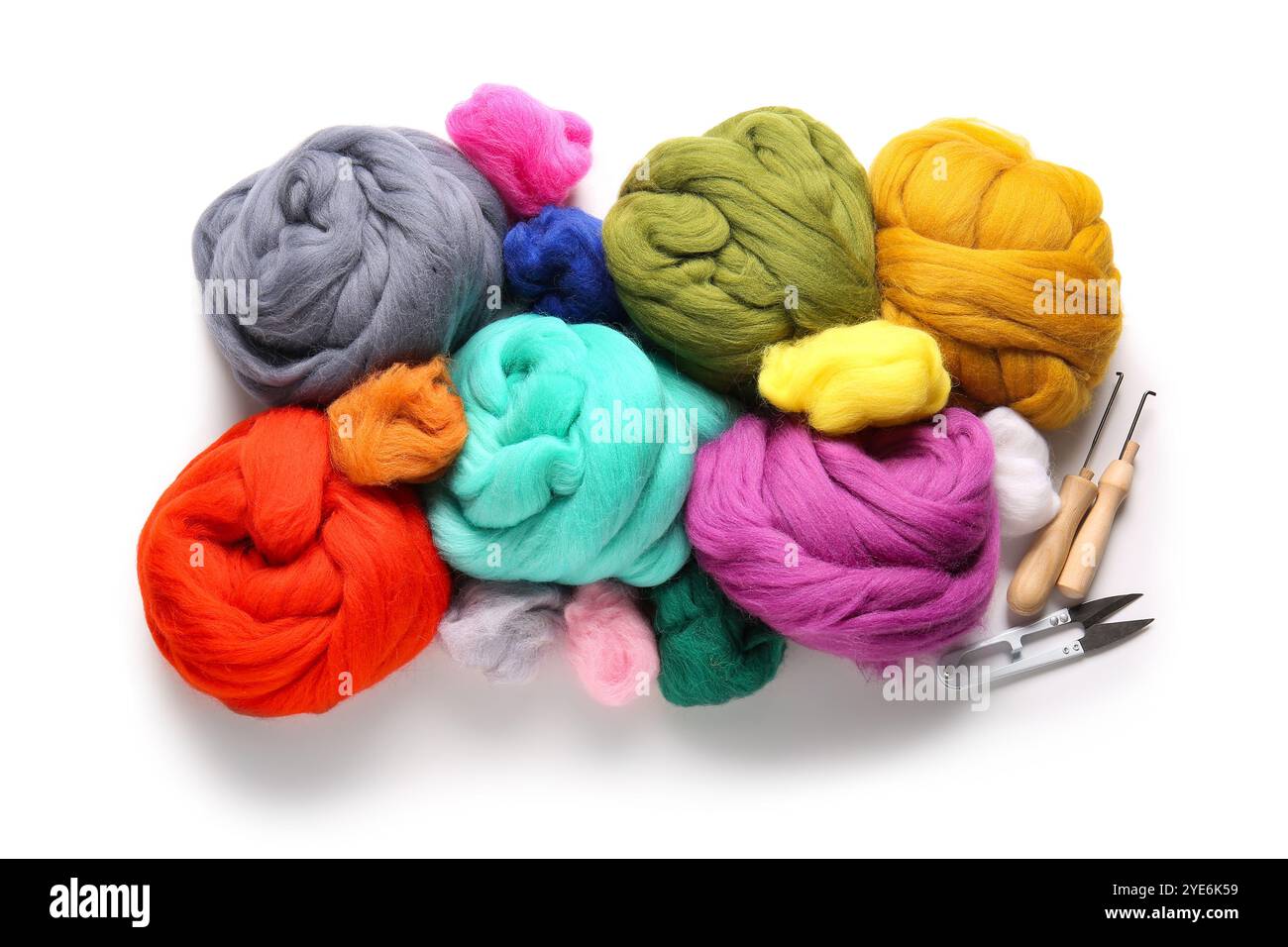 Flat lay making different Cut Out Stock Images & Pictures - Alamy