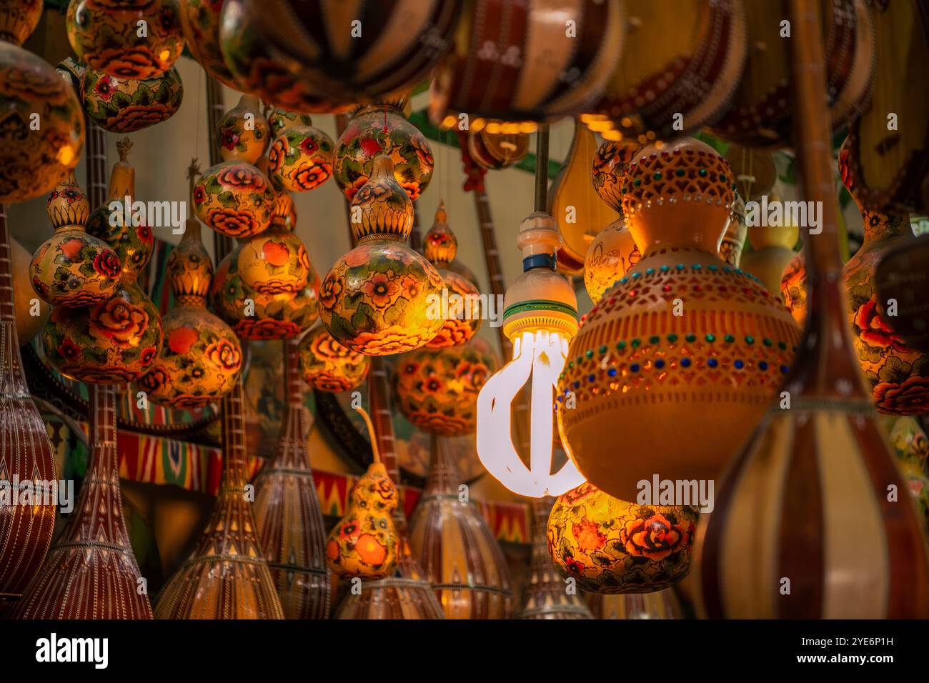 The souvenirs in Urumqi International Grand Bazaar, Xinjiang China ...