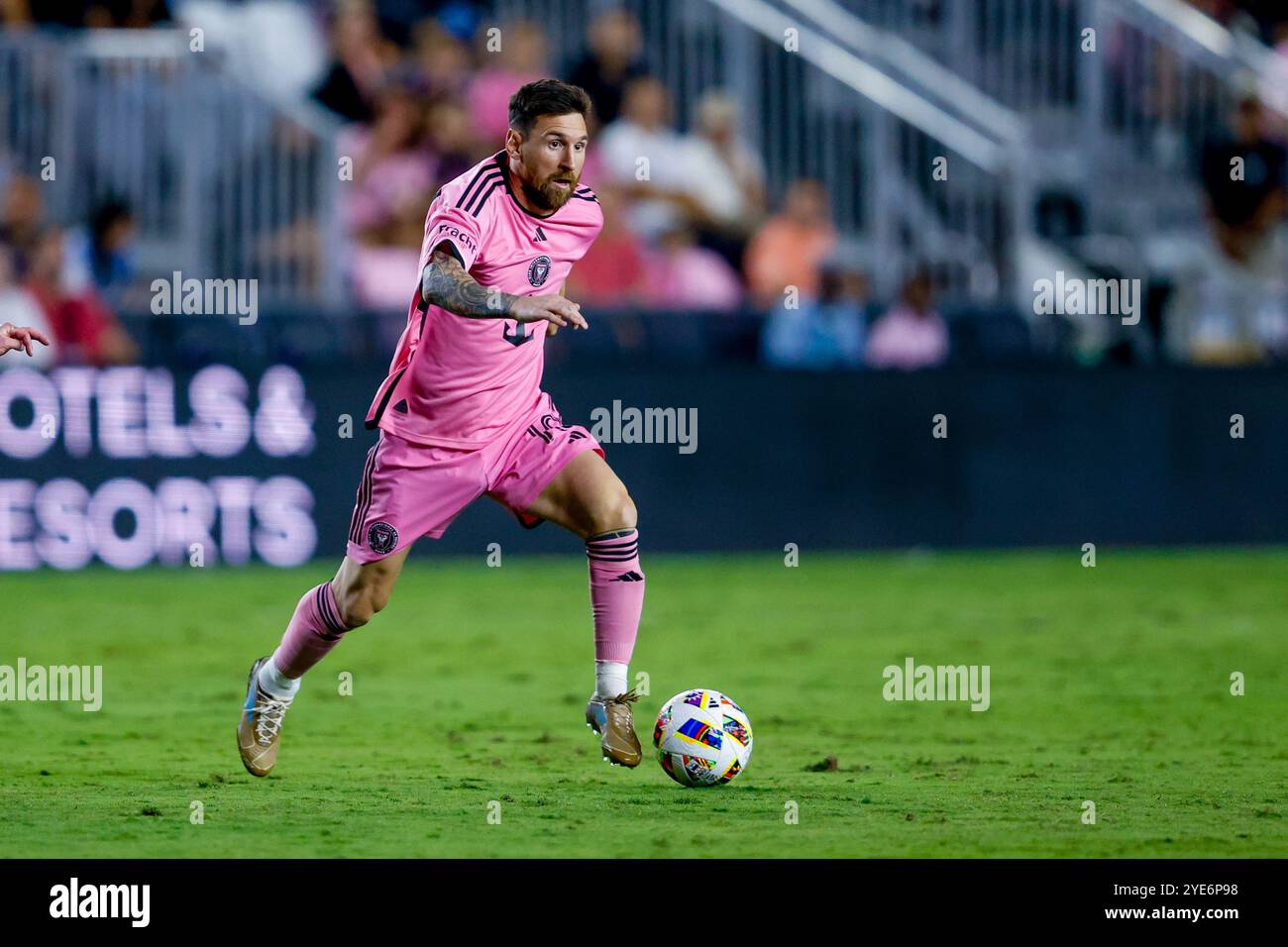 Lionel Messi Major League Soccer (MLS) Cup playoff game between Inter ...