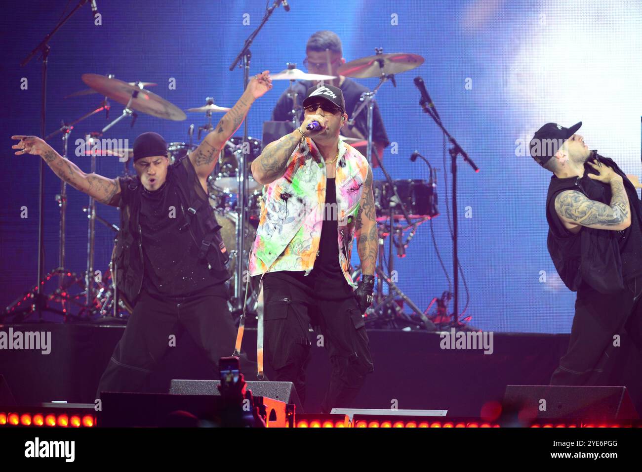 MIAMI, FLORIDA - OCTOBER 26: Wisin performs Live onstage during the ...