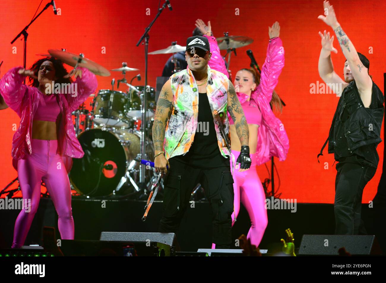 MIAMI, FLORIDA - OCTOBER 26: Wisin performs Live onstage during the 2024 eleventh annual ...